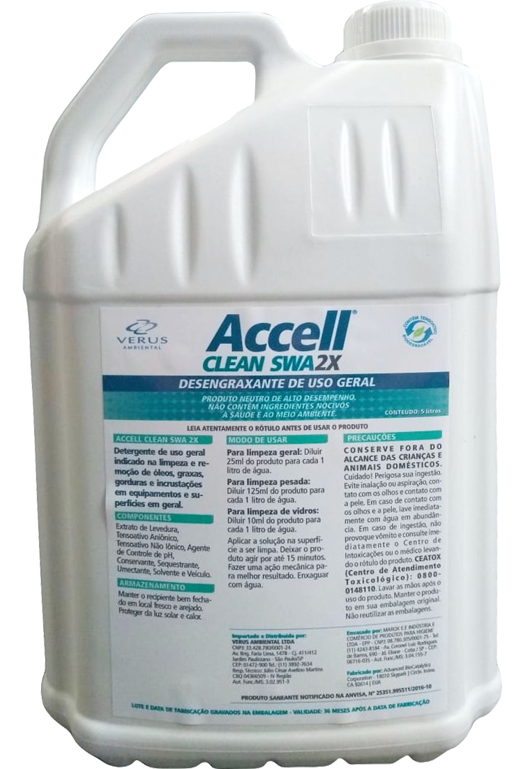 Accell Clean® para limpeza institucional – Verus Ambiental