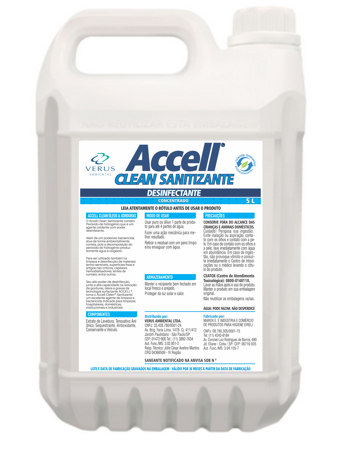 Accell Clean® para limpeza institucional – Verus Ambiental